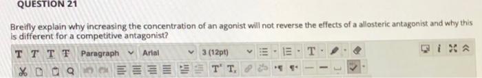 Solved QUESTION 9 QUESTION 21 Breifly explain why | Chegg.com