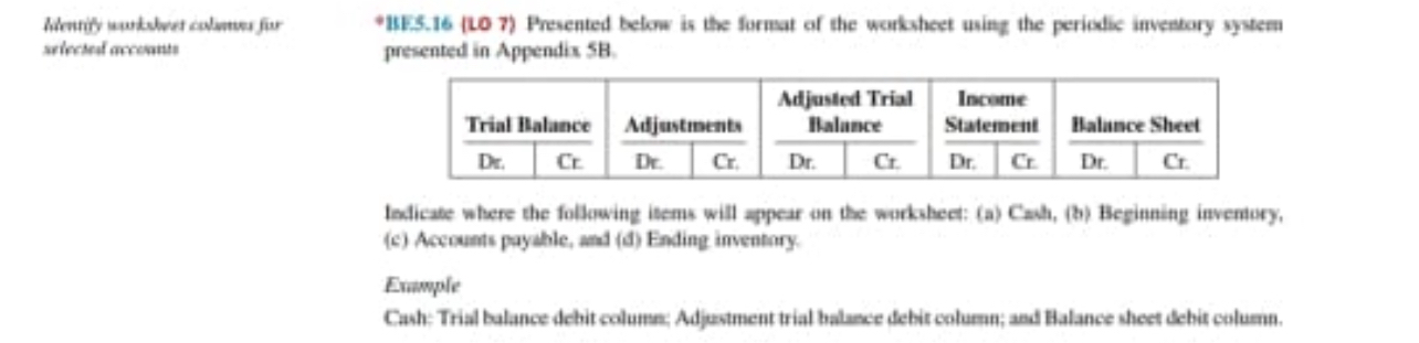 Solved selecient arcevants"HE5. 16 (L0 7) ﻿Presented below | Chegg.com