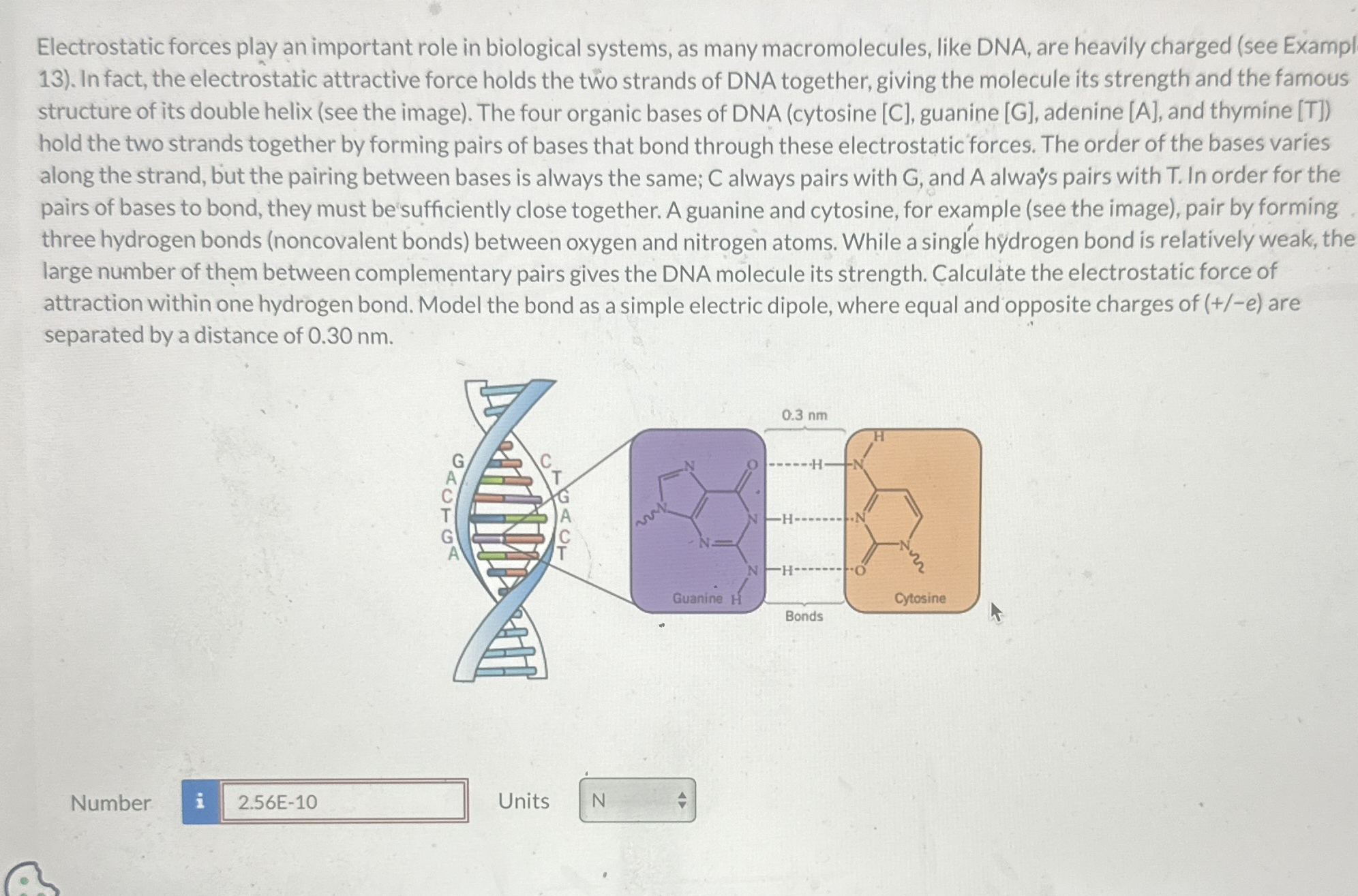 Solved Electrostatic forces play an important role in | Chegg.com