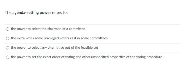 Solved In the binary voting model with two alternatives, | Chegg.com