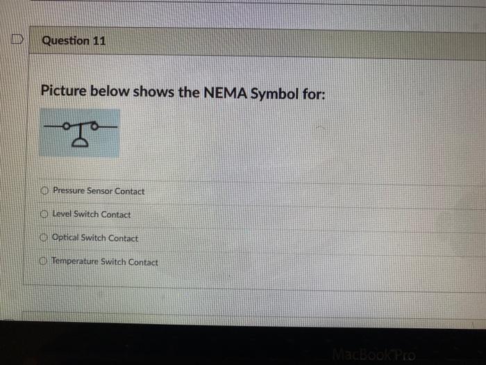 Solved HDD Question 11 Picture below shows the NEMA Symbol | Chegg.com