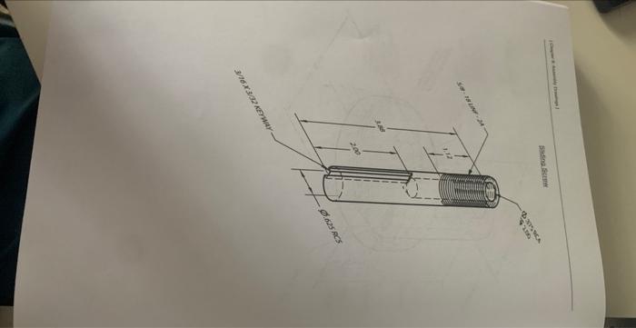 P8-12) Draw and dimension the Knurled Nut using | Chegg.com