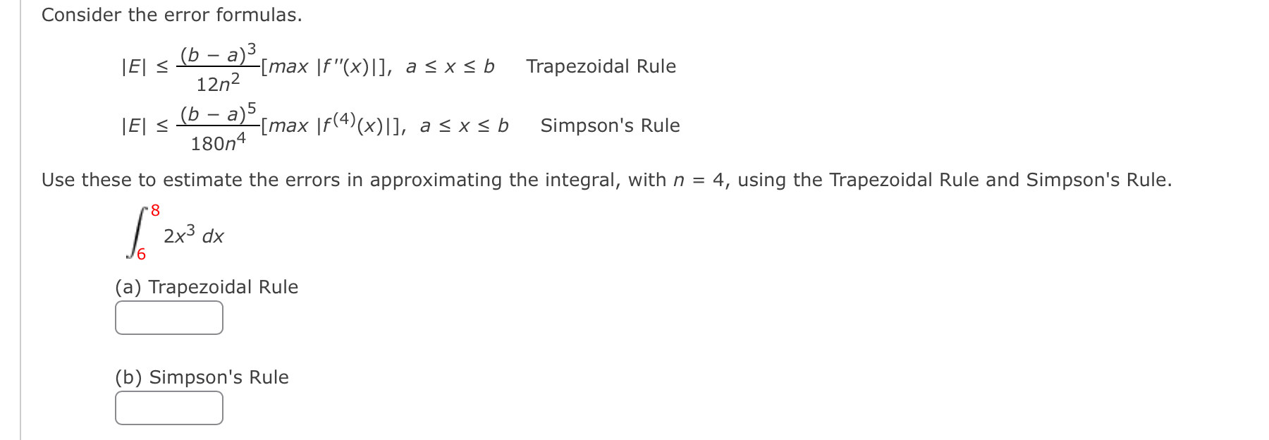 Solved Consider the error | Chegg.com