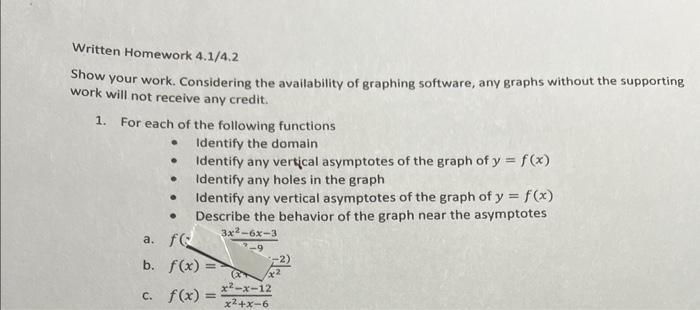 Solved Written Homework 4 1 4 2 Show Your Work Considering