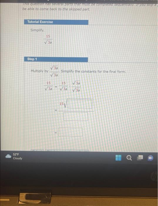 Solved be able to come back to the skipped part. Simplify. | Chegg.com Solved be able to come back to the skipped part. Simplify. | Chegg.com