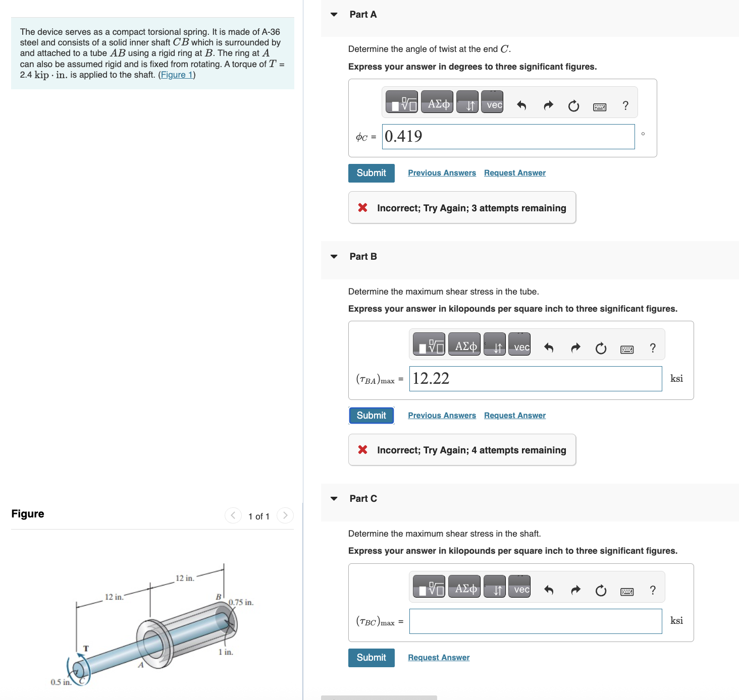 Solved The device serves as a compact torsional spring. It | Chegg.com