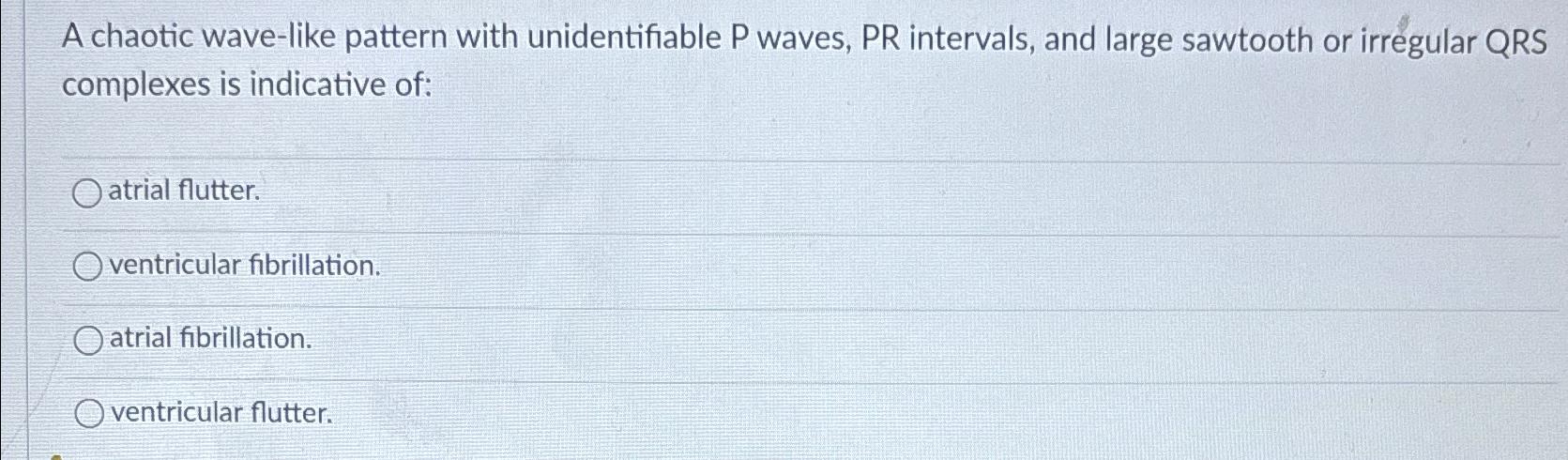 Solved A chaotic wave-like pattern with unidentifiable P | Chegg.com