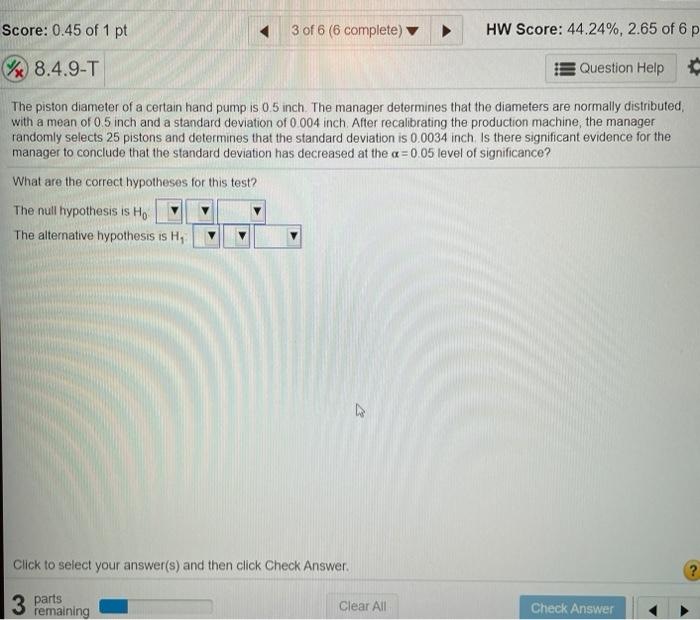 Solved Homework Section 8 4 Homework Save Score 0 45 Of 1