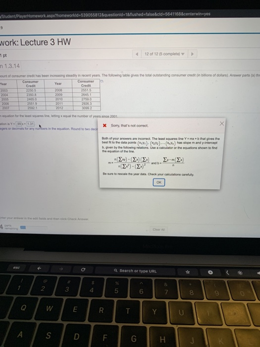 Solved Student/PlayerHomework.aspx?homeworkld | Chegg.com