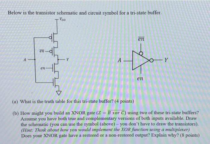 Solved Below is the transistor schematic and circuit symbol | Chegg.com