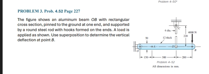 Solved PROBLEM 2. ﻿Prob. 4.50 ﻿Page 227The figure shows an | Chegg.com