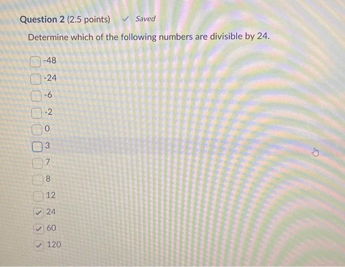 Solved Determine which of the following numbers are | Chegg.com