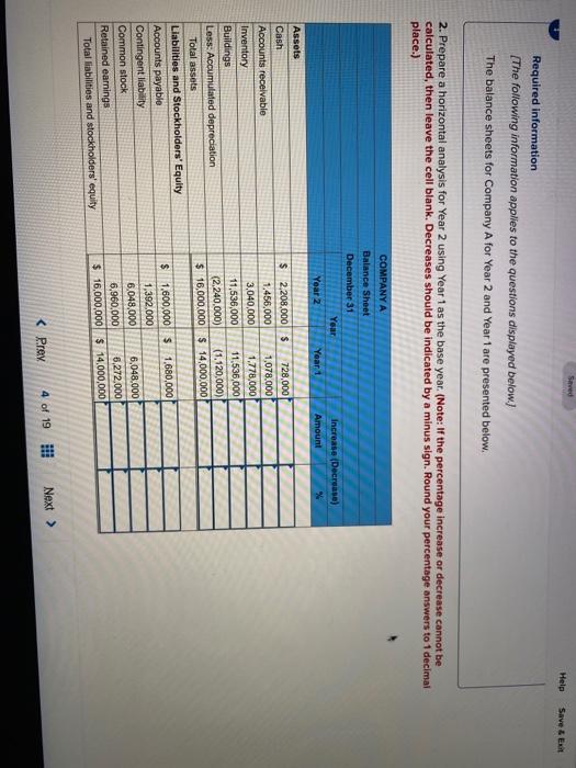 Solved Help Save & Ex Required information [The following | Chegg.com Solved Help Save & Ex Required information [The following | Chegg.com