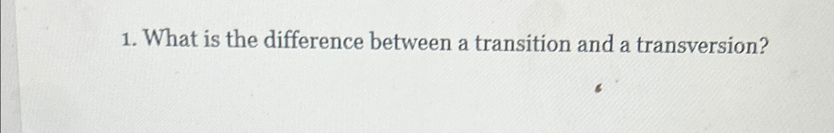 Solved What is the difference between a transition and a | Chegg.com