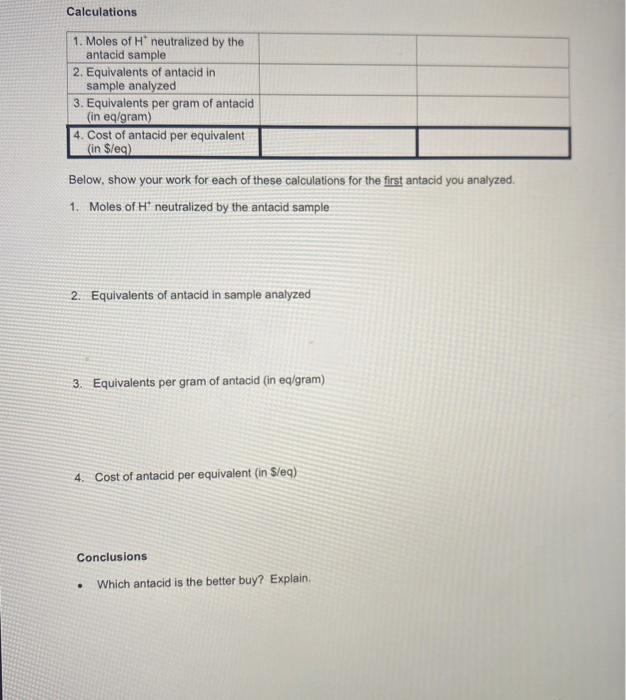 Solved Addition Of Hcl Addition Of More Hcl Only If Needed