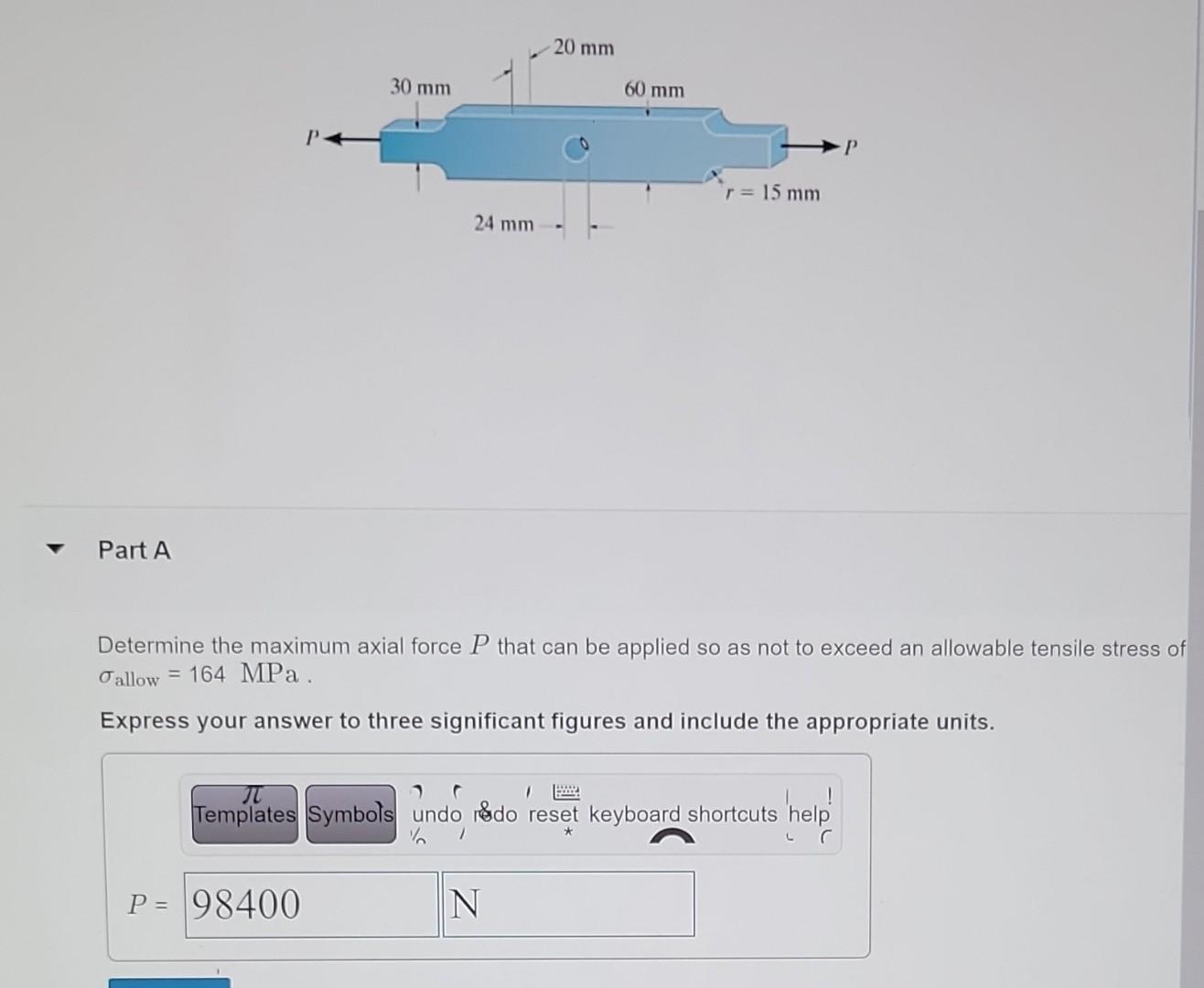 Solved Determine the maximum axial force P that can be | Chegg.com