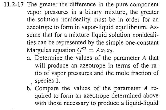 Solved 11.2-17 The greater the difference in the pure | Chegg.com