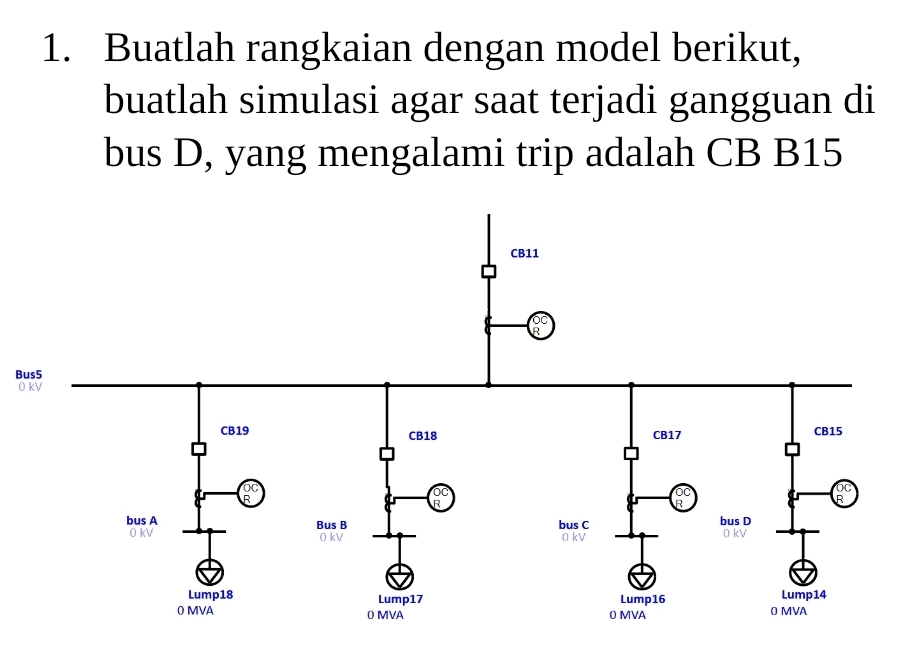 Solved Buatlah rangkaian dengan model berikut,buatlah | Chegg.com