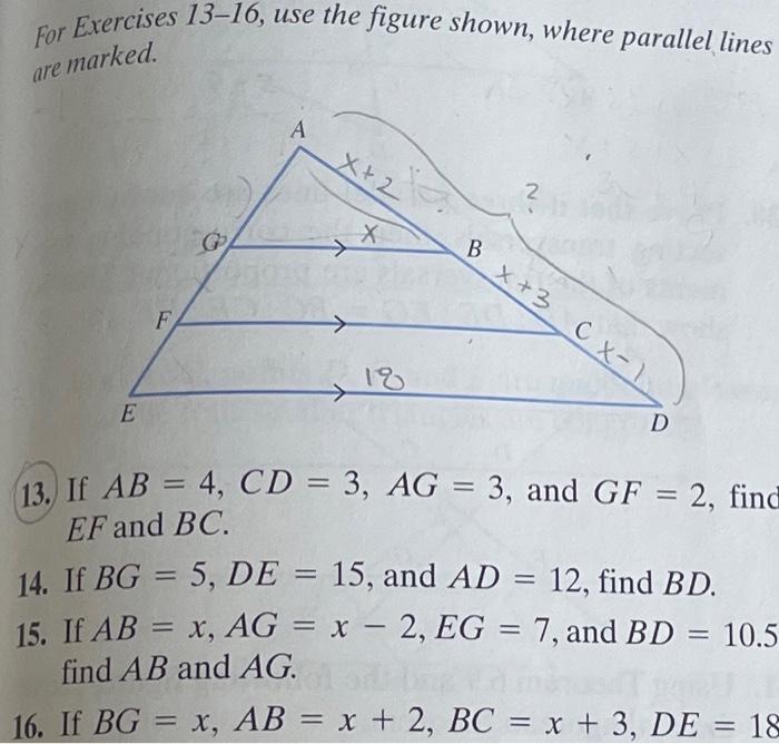 Solved i just need help with #16For Exercises 13-16, use the | Chegg.com