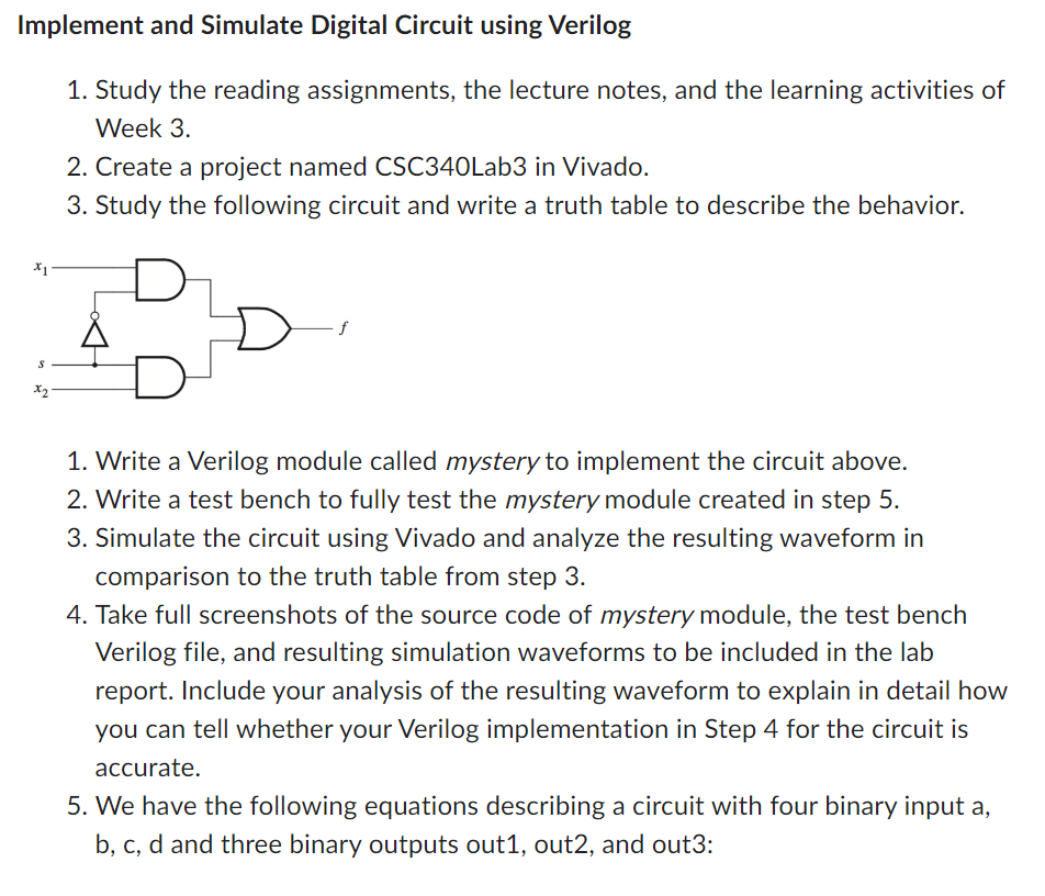 Solved Implement and Simulate Digital Circuit using | Chegg.com Solved Implement and Simulate Digital Circuit using | Chegg.com
