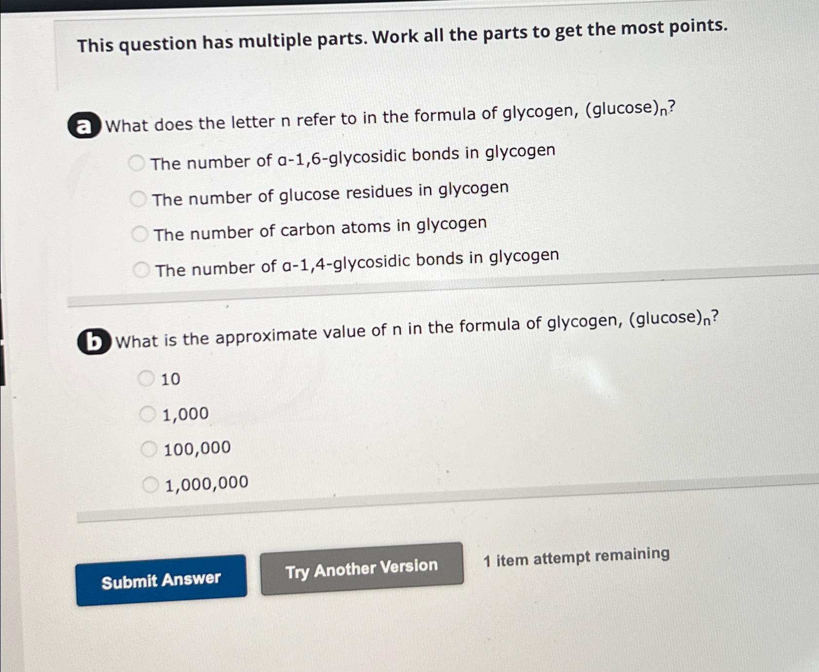 Solved This question has multiple parts. Work all the parts | Chegg.com