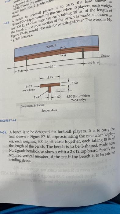 Solved Repeat Problem 7-65, but use the cross-sectional | Chegg.com