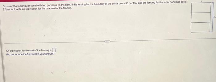 Solved Consider the rectangular corral with two partions on | Chegg.com