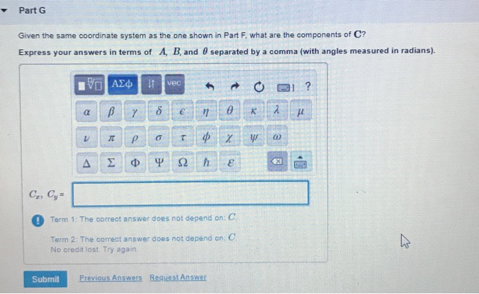 Solved Learning Goal: To practice addition of vectors. | Chegg.com