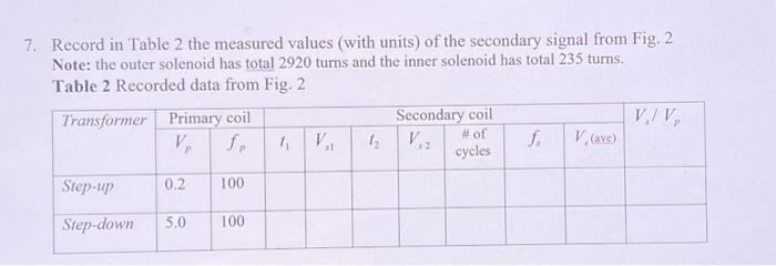 Solved 6. Data from the Measurement #1 and #2 in Exp 7.2 are | Chegg.com