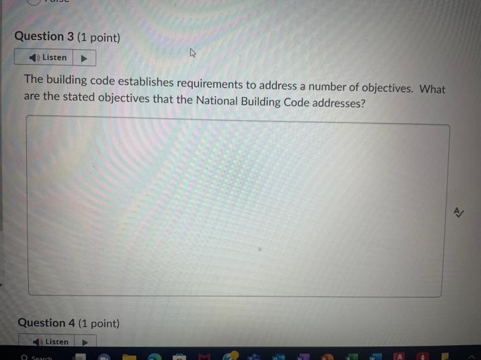 Solved The National Building Code of Canada is typically | Chegg.com
