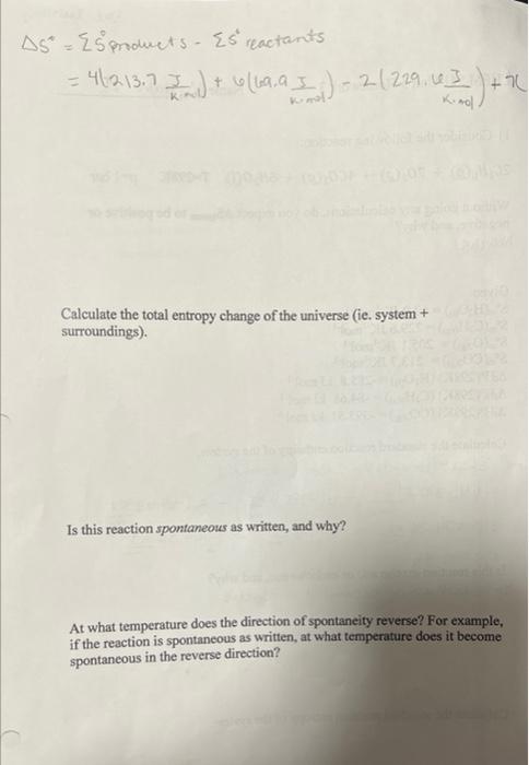 Solved 1) Consider the following reaction: | Chegg.com