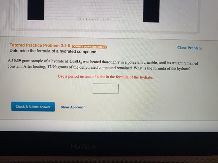 Solved Tutored Practice Problem 3.2.5 COUNTS TOWARDS GRADE | Chegg.com