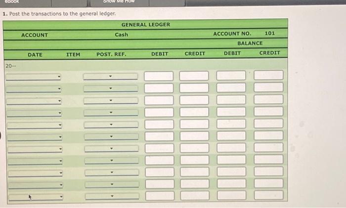 Solved General Ledger Accounts; Trial Balance Diane Bernick | Chegg.com