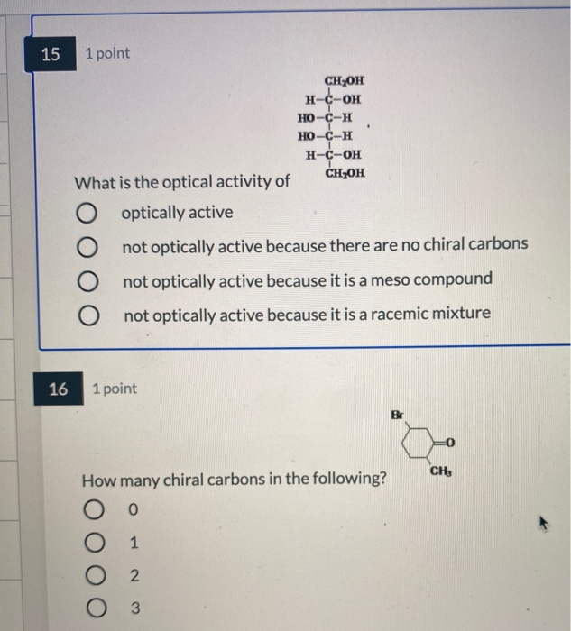 Solved 15 1 point CH OH H-C-OH HO-C-H HO C-H H-C-OH What is | Chegg.com