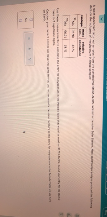 Solved A robot spacecraft returned samples from the | Chegg.com