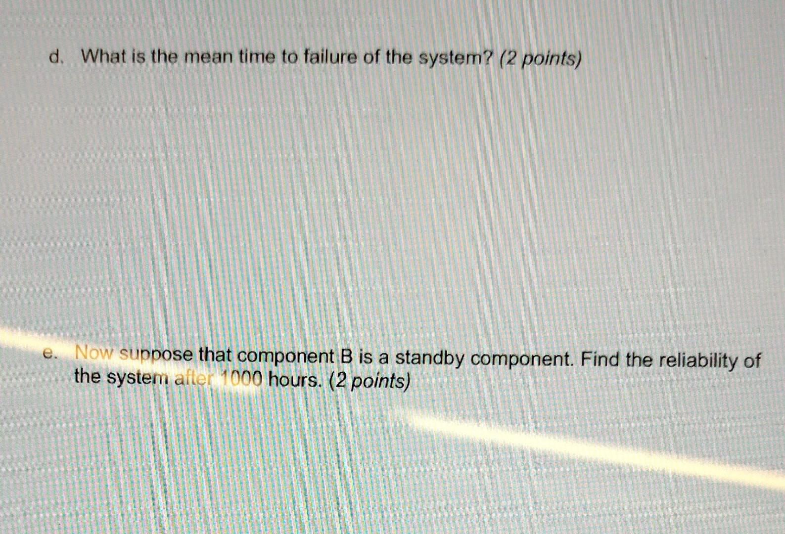 Solved 2. Consider the seven-component system shown below. | Chegg.com