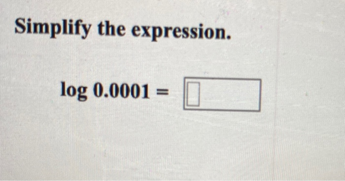 Solved Write the equation in exponential form. 1 log =-2 100 | Chegg.com