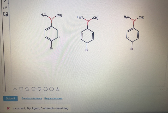 Solved Part A.Draw the resonance structures formed in the | Chegg.com