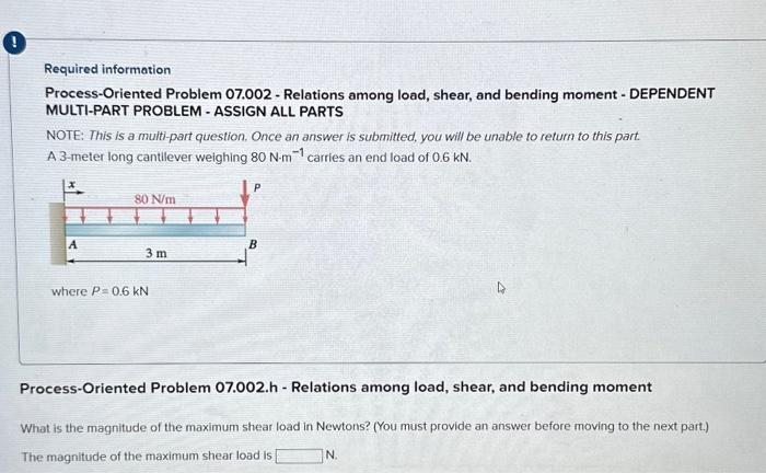 Solved Required information Process-Oriented Problem 07.002 | Chegg.com