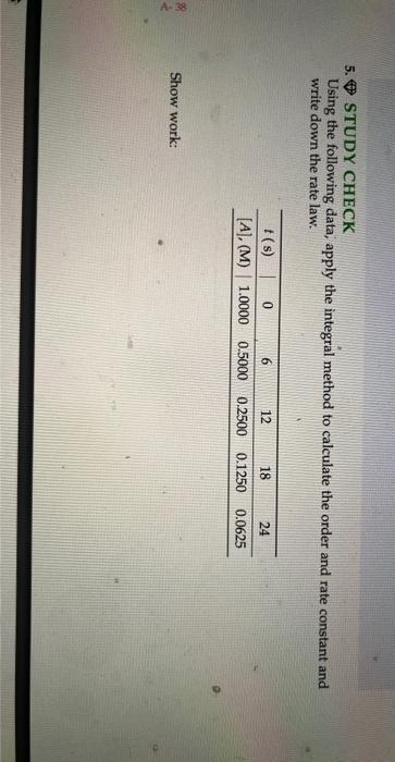 Solved 5. STUDY CHECK Using the following data, apply the | Chegg.com Solved 5. STUDY CHECK Using the following data, apply the | Chegg.com
