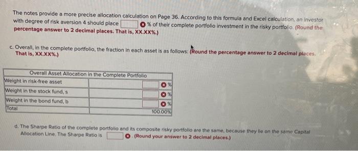 Tobin's Separation Property gives investors or wealth | Chegg.com