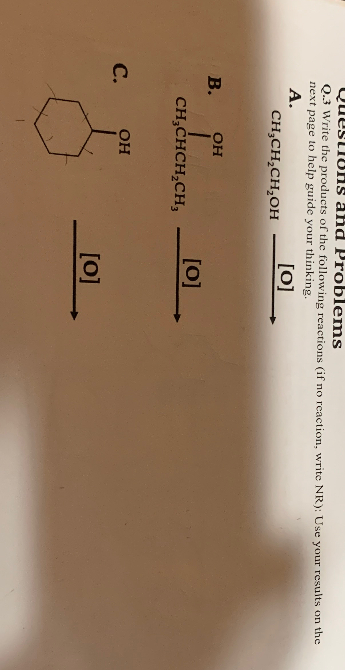 Solved Q. 3 Write the products of the following reactions | Chegg.com Solved Q. 3 Write the products of the following reactions | Chegg.com