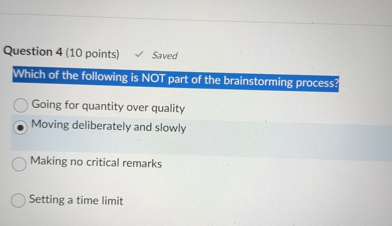 Solved Question 4 (10 ﻿points) ﻿SavedWhich of the following | Chegg.com