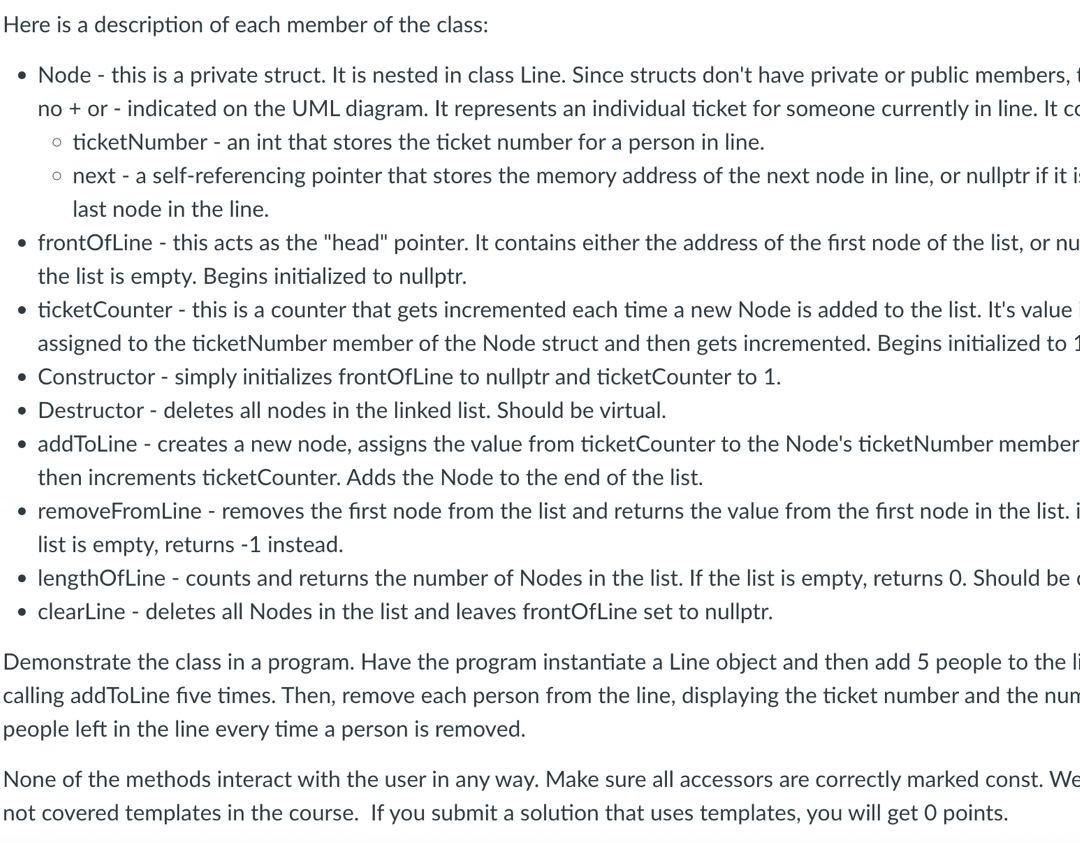 Solved Goals: - Learn to write a class to manage a linked | Chegg.com