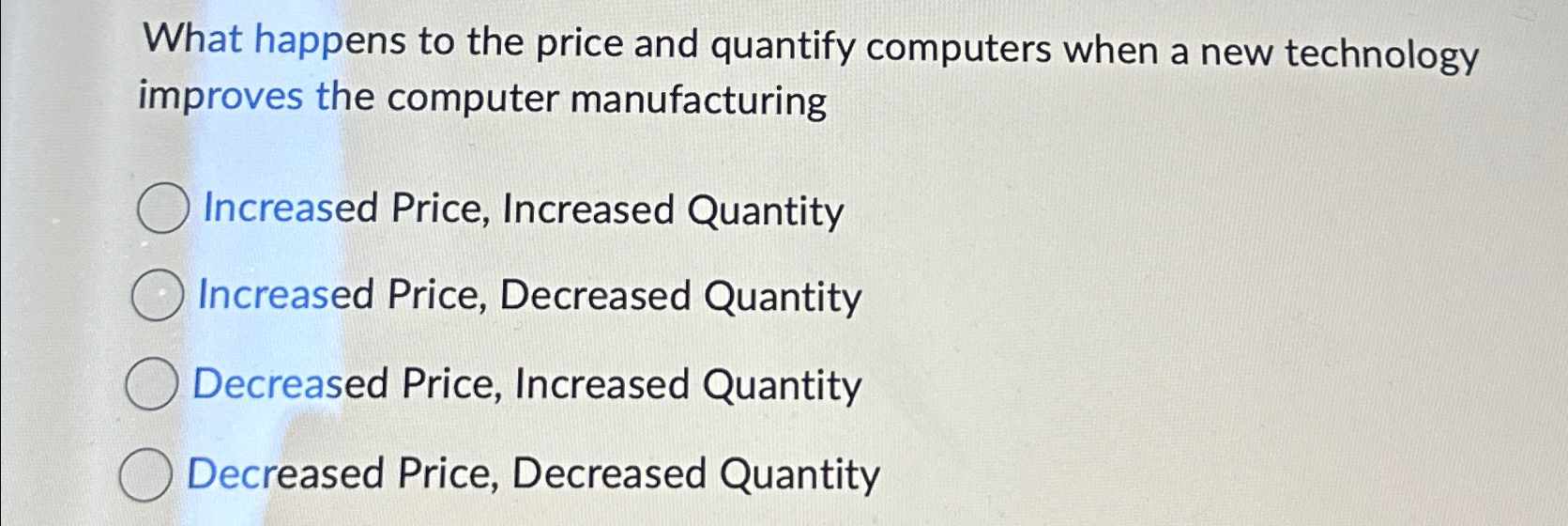 Solved What happens to the price and quantify computers when | Chegg.com
