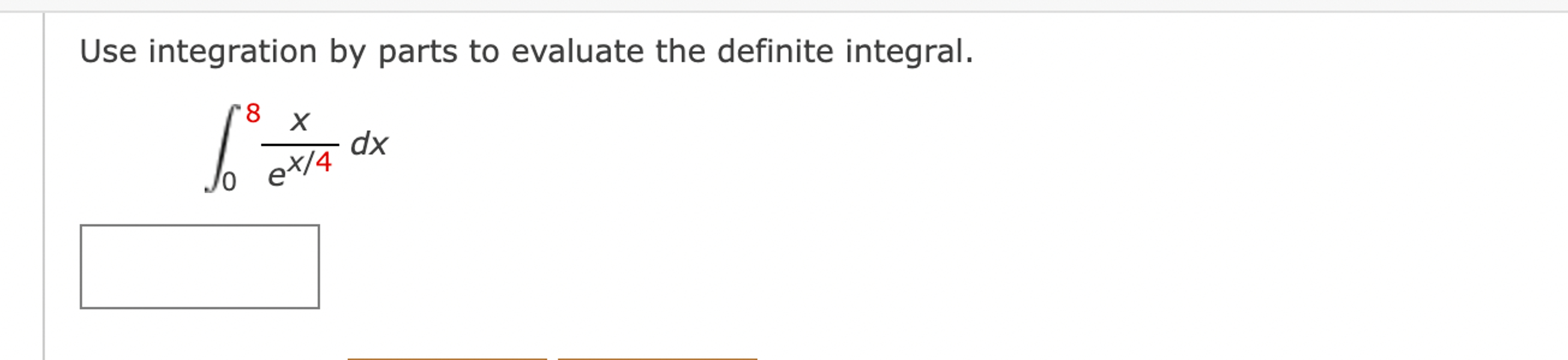 Solved Use integration by parts to evaluate the definite | Chegg.com