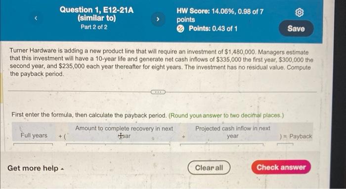 Solved Turner Hardware is adding a new product line that | Chegg.com