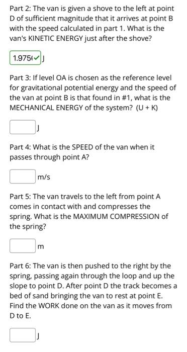 Solved The sketch above shows a track consisting of level | Chegg.com