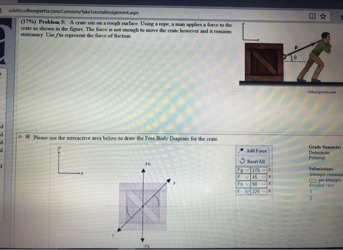 Solved: Usbóca Theexpertta.com/common/Take TutorialAssignm... | Chegg.com