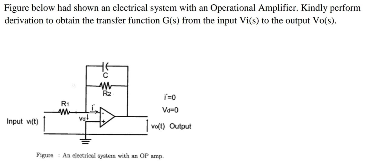 Solved Figure below had shown an electrical system with an | Chegg.com